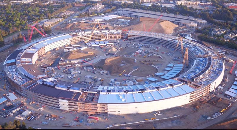 Apple Campus 2 Drone Video Shows Progress on Main Building With New ...