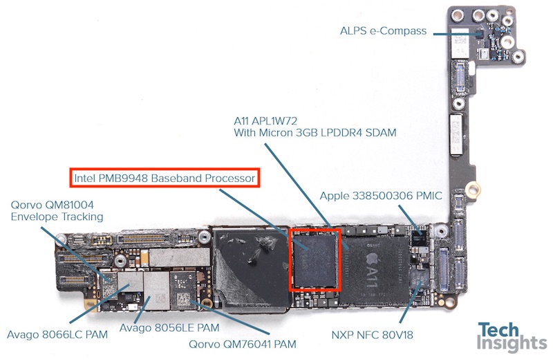 iPhone 8 Teardowns Reveal Advanced Modems Likely Selected for Power ...