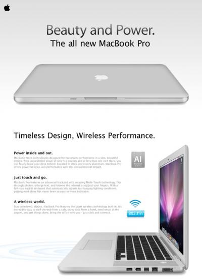 'Leaked' MacBook Pro Ad is Just a Mockup - MacRumors